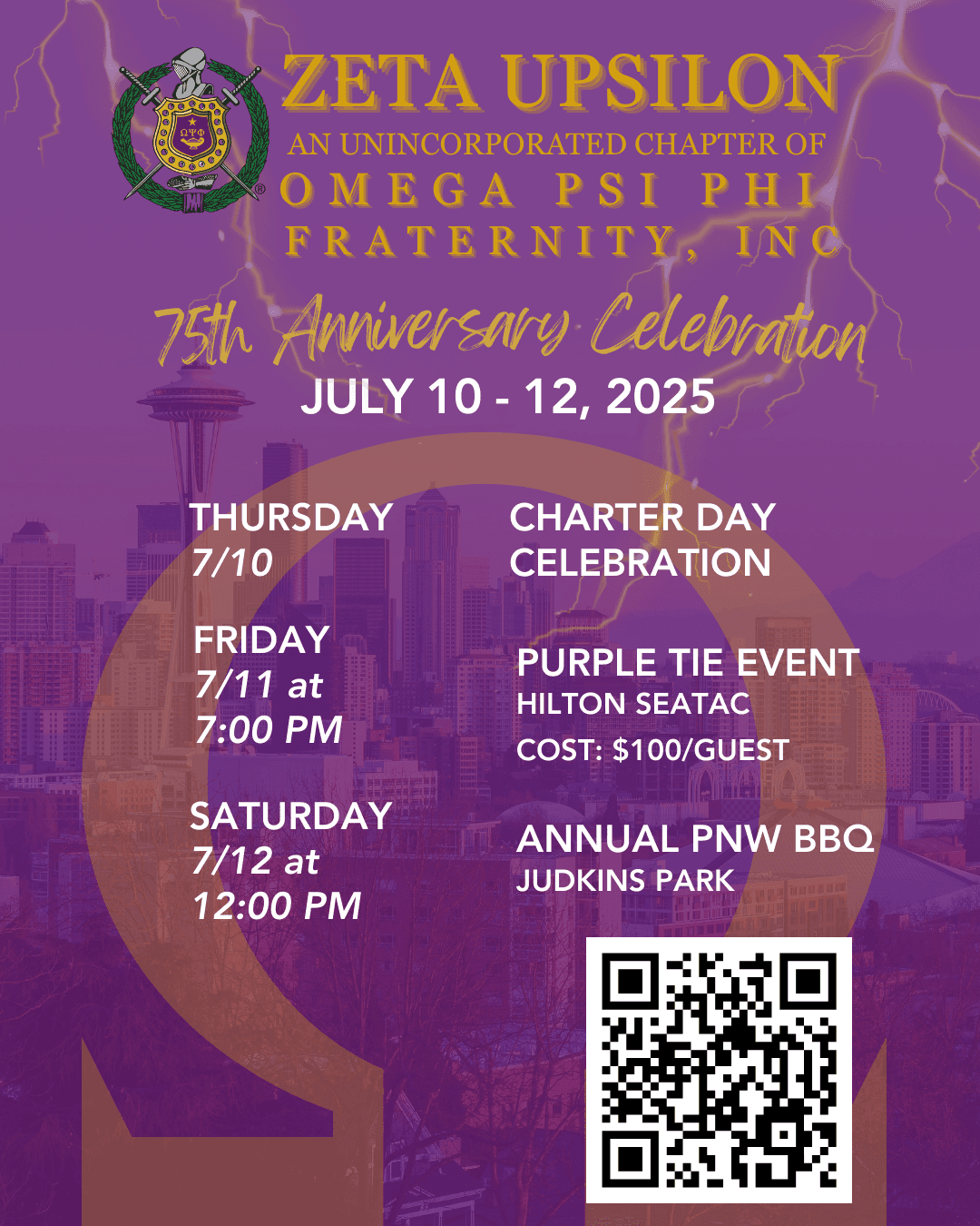 Brotherhood & Service - Omega Psi Phi, Seattle Chapter